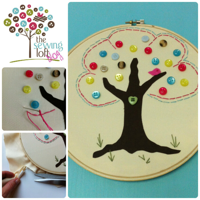 Button Tree Art | Easy How To Button Art