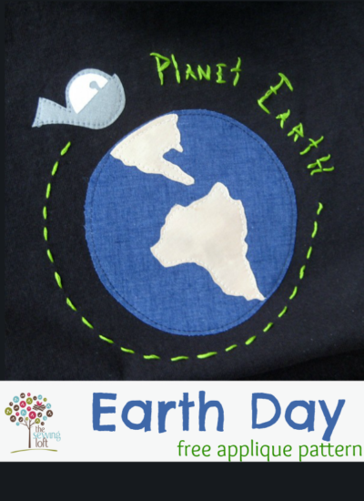 Earth Day | Free Appliqué Design - The Sewing Loft