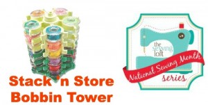 Stack 'n Store Bobbin Tower | National Sewing Month - The Sewing Loft