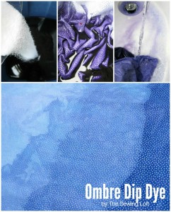 Ombre Dip Dye Effect on Fabric - The Sewing Loft