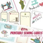 Make Printable Sewing Labels For Your Work - The Sewing Loft
