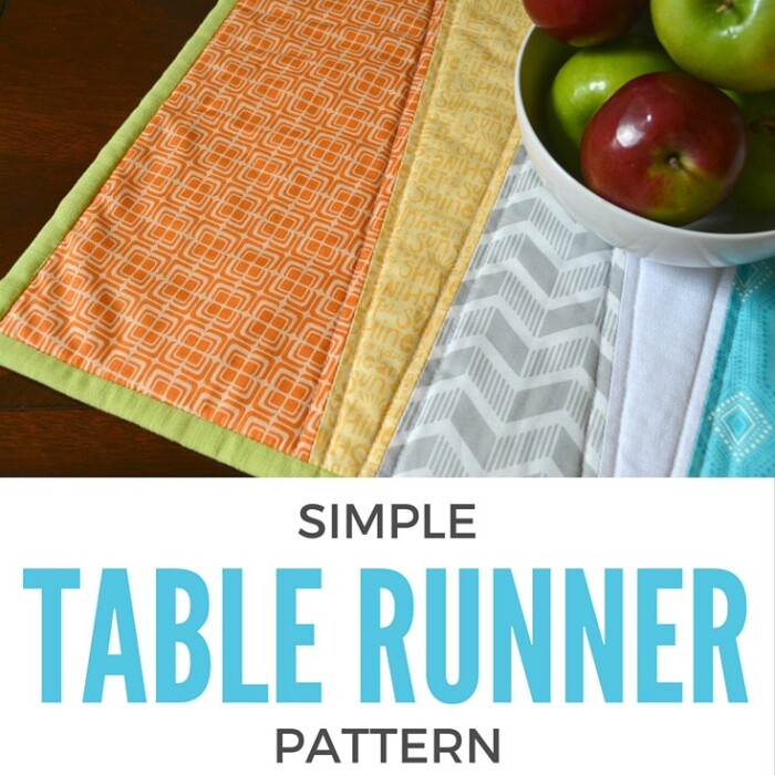 Simple Table Runner DIY - The Sewing Loft