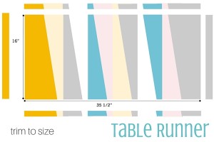 Simple Table Runner DIY - The Sewing Loft