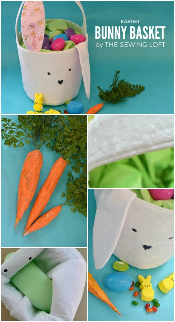 Easter Bunny Basket DIY - The Sewing Loft