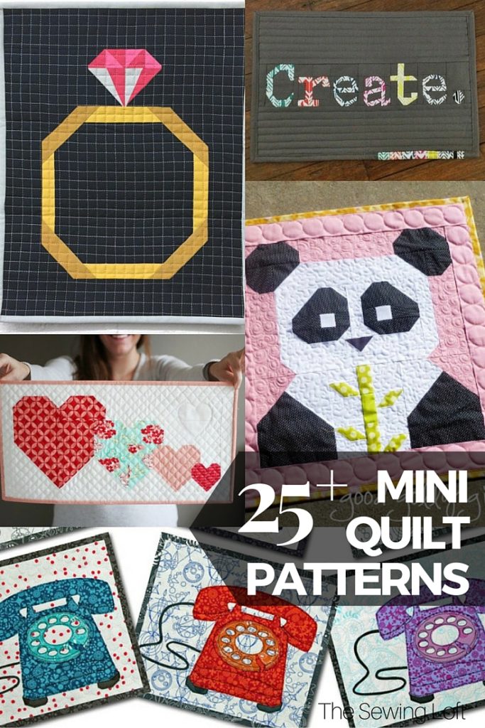 25+ Free Mini Quilt Patterns - The Sewing Loft