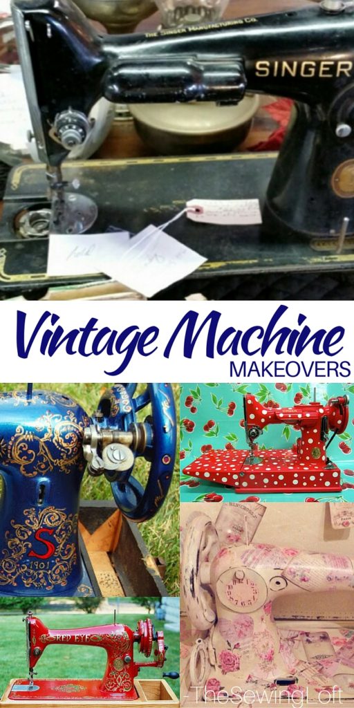Vintage Sewing Machine Transformations - The Sewing Loft