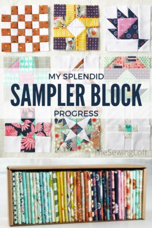 Splendid Sampler Block Progress Update - The Sewing Loft
