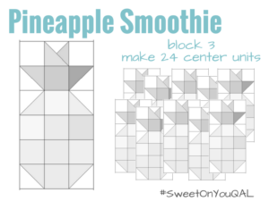 Pineapple Block | Sweet On You Mystery - The Sewing Loft