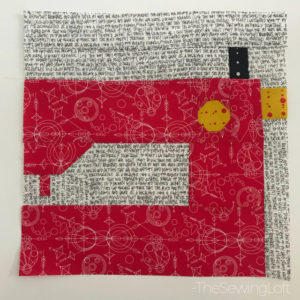 Sewing Machine Quilt Block | Heartland Heritage - The Sewing Loft