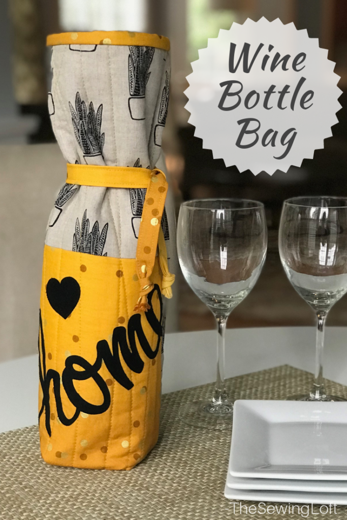 Wine Bottle Bag | Easy To Make DIY - The Sewing Loft