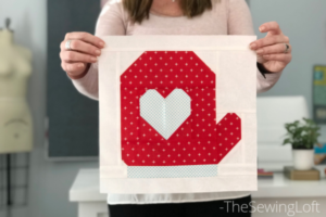 Mitten Quilt Block | Blocks 2 Quilt - The Sewing Loft