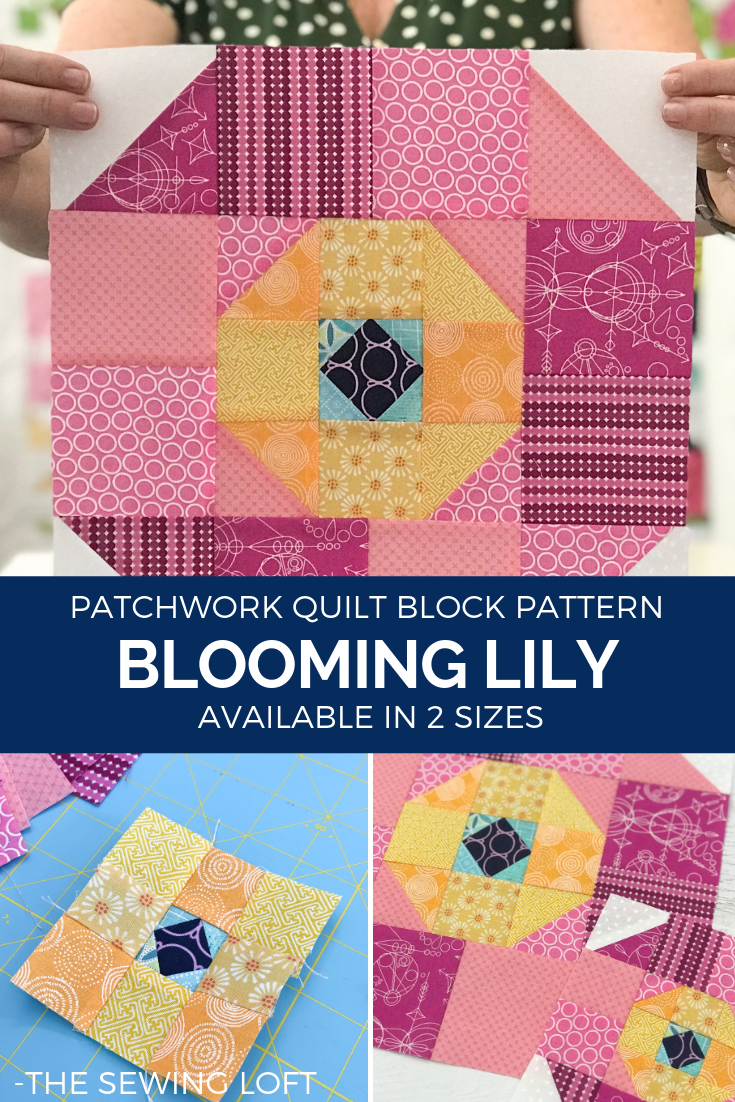 Blooming Lily Quilt Block | Blocks 2 Quilt Series - The Sewing Loft