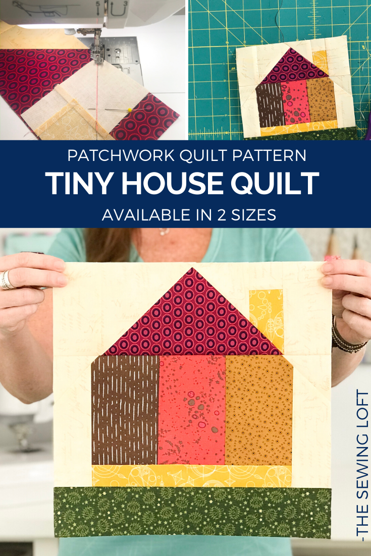Tiny House Quilt Block | Blocks 2 Quilt - The Sewing Loft