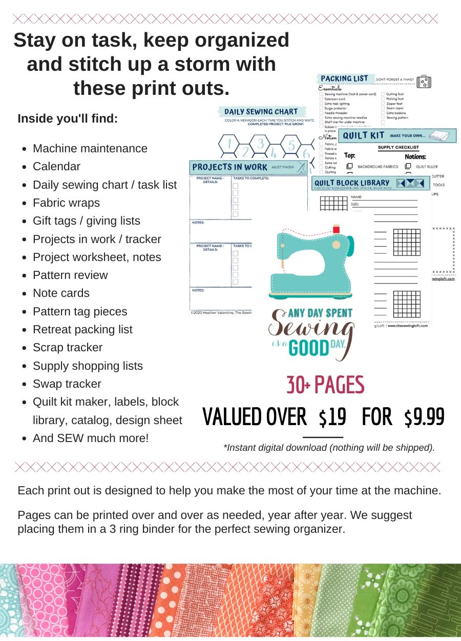 SGC Sew Organized Exclusive Offer - The Sewing Loft