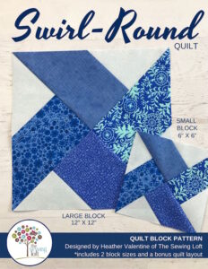 Swirl-Round Quilt Block | Blocks 2 Quilt - The Sewing Loft