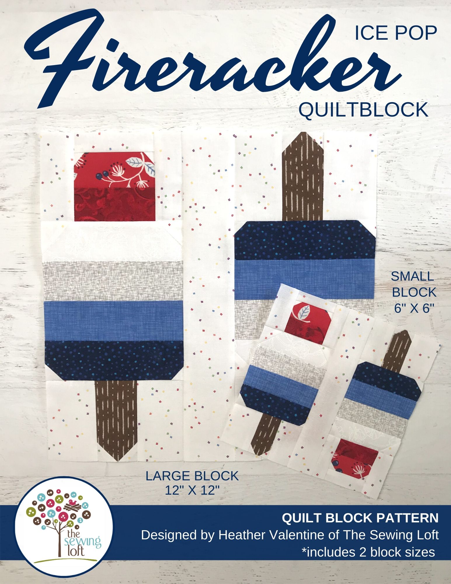 Firecracker Quilt Block | Blocks 2 Quilt - The Sewing Loft